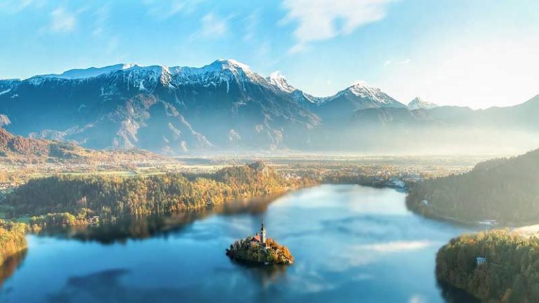 Slowenien Fotos - Landschaften, Seen, Wasserfälle, Sehenswürdigkeiten